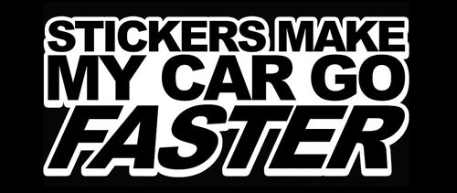 Tuned. Sticker: Stickers Make My Car Go Faster – Tuned. Shop